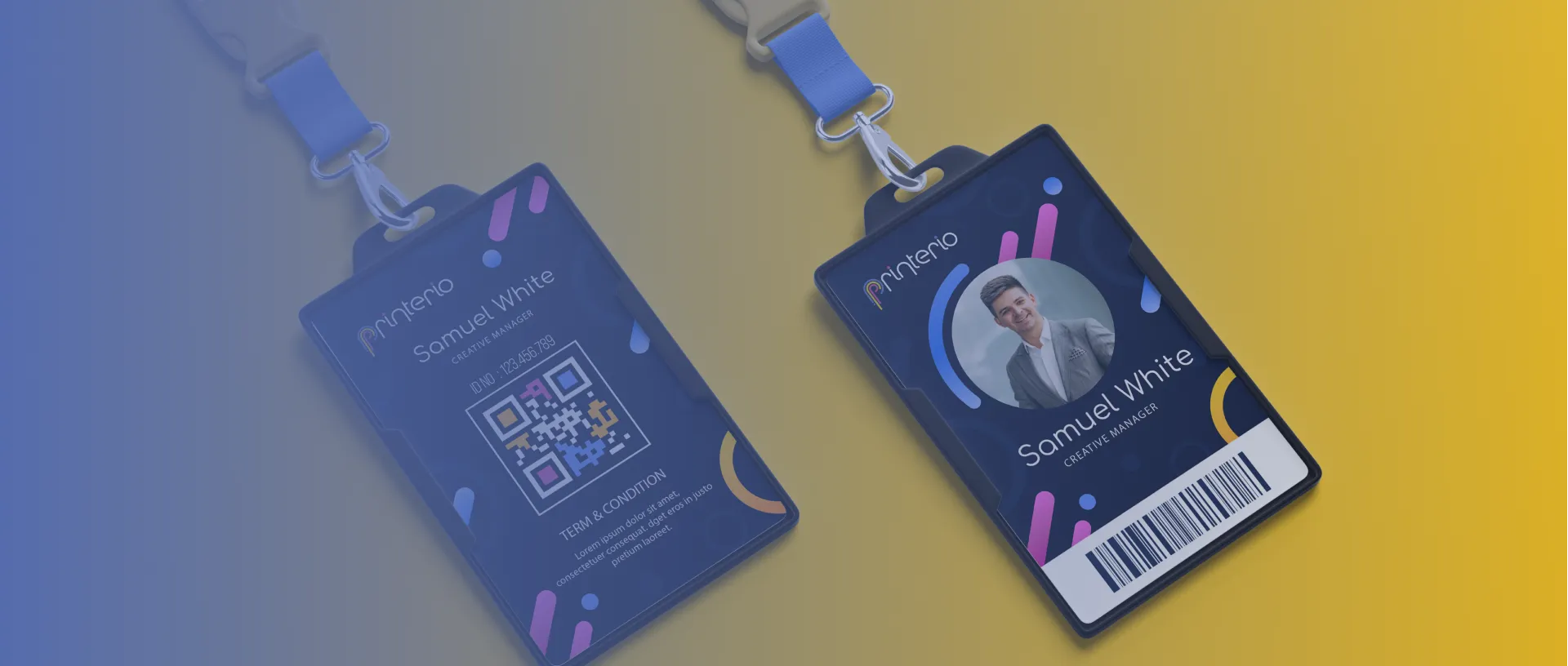 Дизайн та друк бейджів на замовлення - ціна в Україні | Студія Printerio